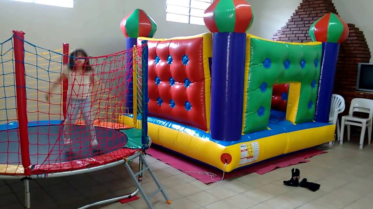 Aluguel de Brinquedos - Cama Elástica + Castelinho Inflável | Brincaê ...