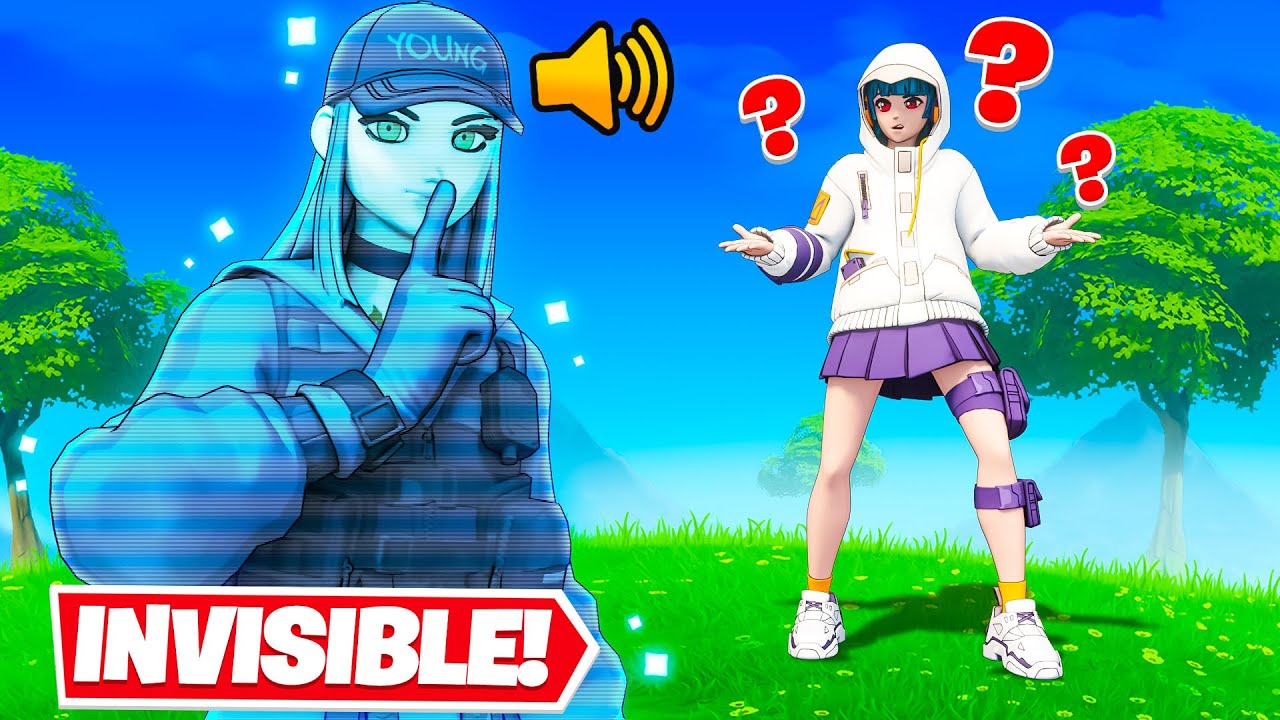 The *INVISIBLE* GLITCH in Fortnite - YouTube