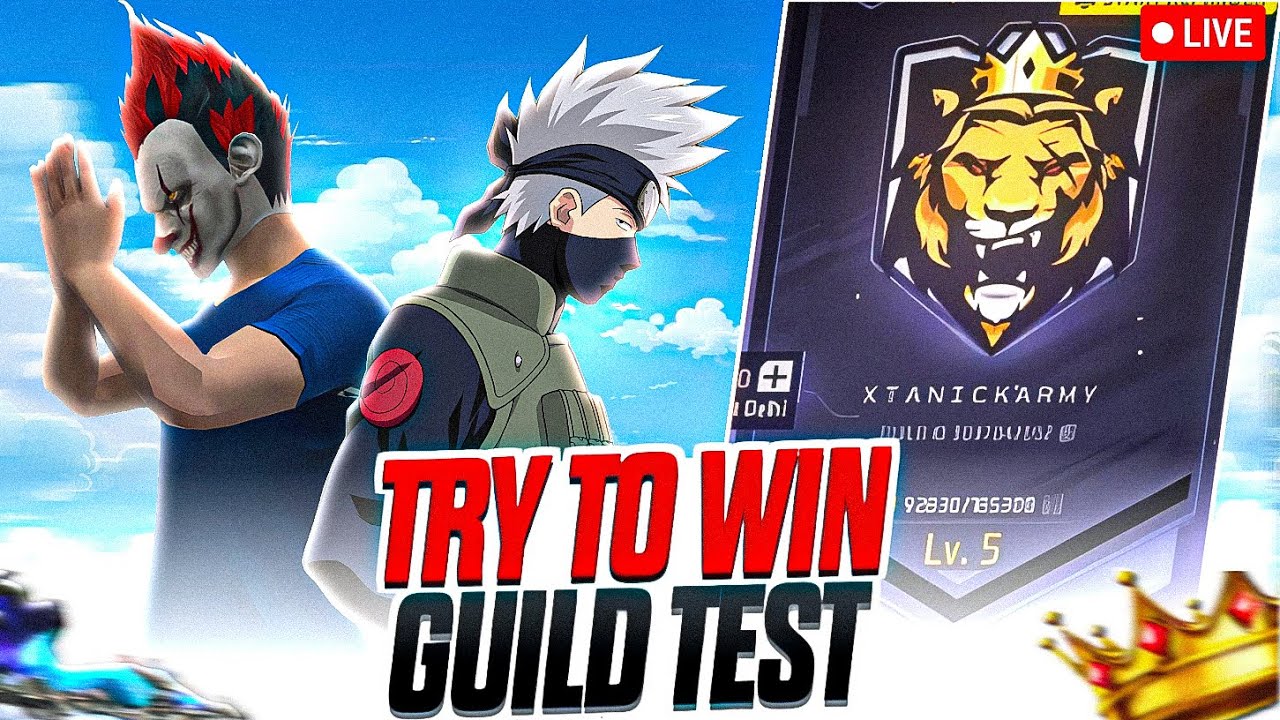 FREE FIRE LIVE GUILD TESTING |1 Vs2 GUILD TEST LIVE | FF LIVE GUILD ...