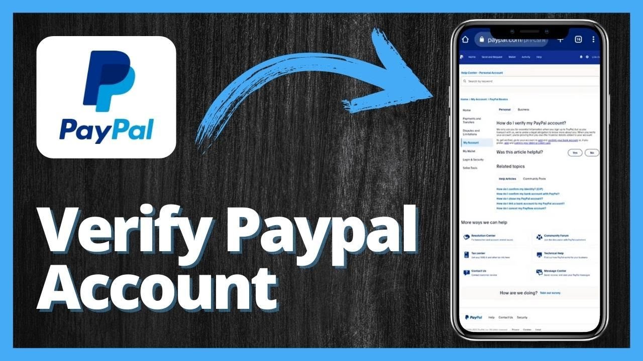 How To Verify Your PayPal Account Quick And Easy - YouTube