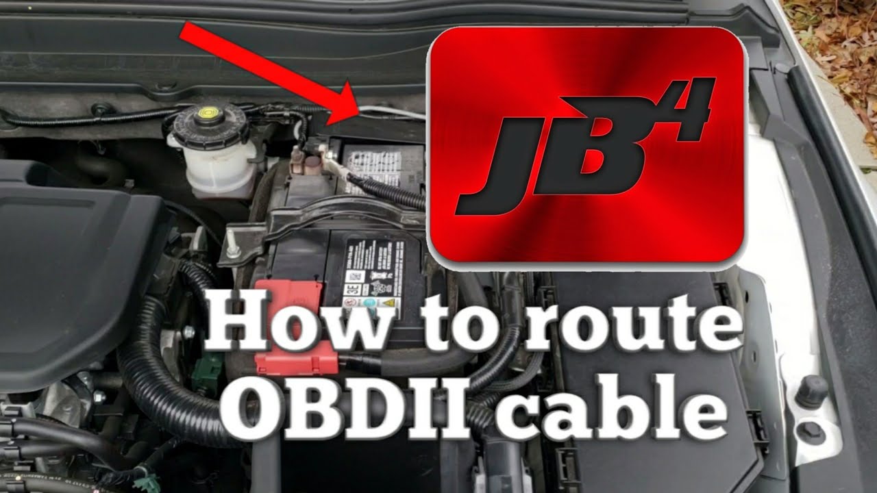 How to route JB4 OBDII cable Honda Accord - The easy way! - YouTube