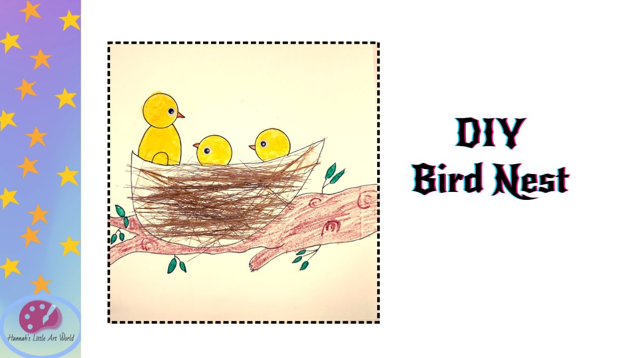 DIY Bird Nest Craft: Learn How to Make a Beautiful Bird Nest Craft in ...