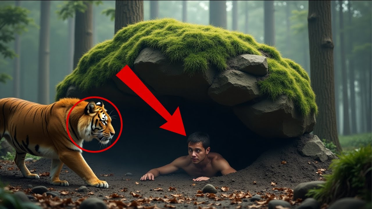 The Man Was Scared When He Saw The Tiger Approaching, But Then The ...