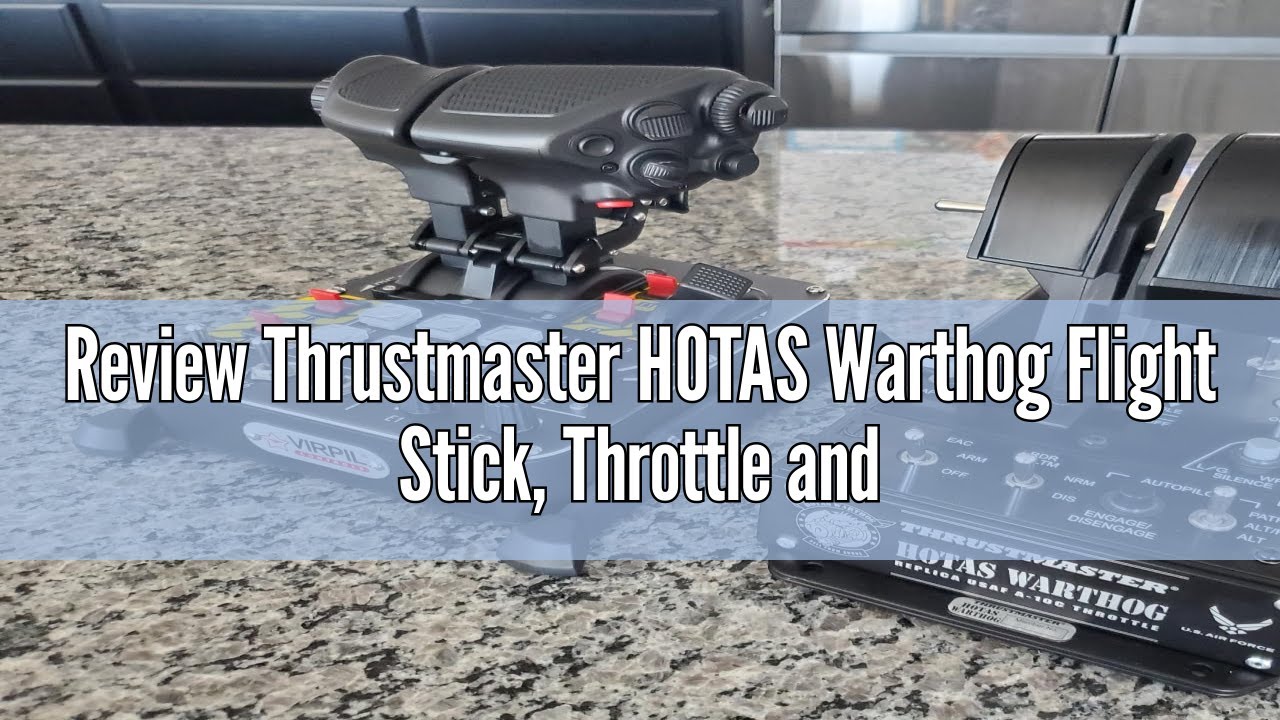 Review Thrustmaster HOTAS Warthog Flight Stick, Throttle and Control ...