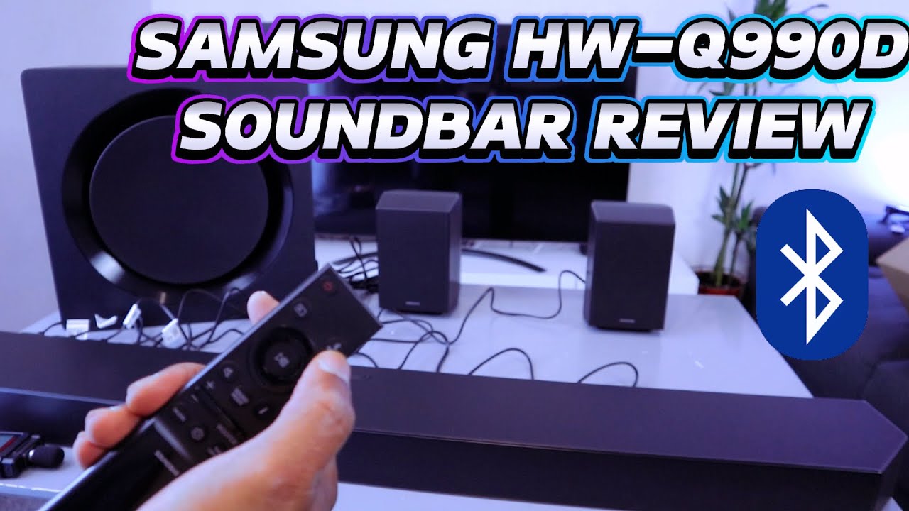 Samsung HW- Q990D Soundbar Unboxing Setup with Audio Demonstration ...