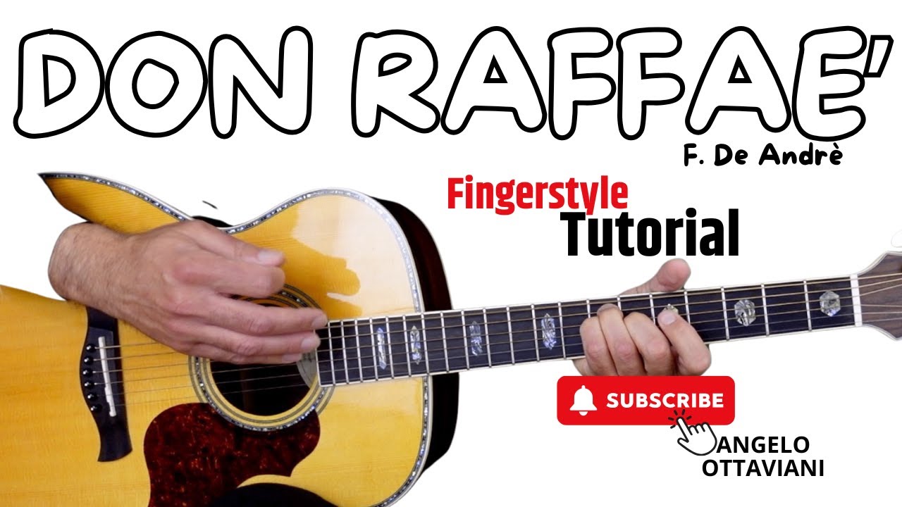 Intro Don Raffaè - F. De Andrè - Chitarra - YouTube