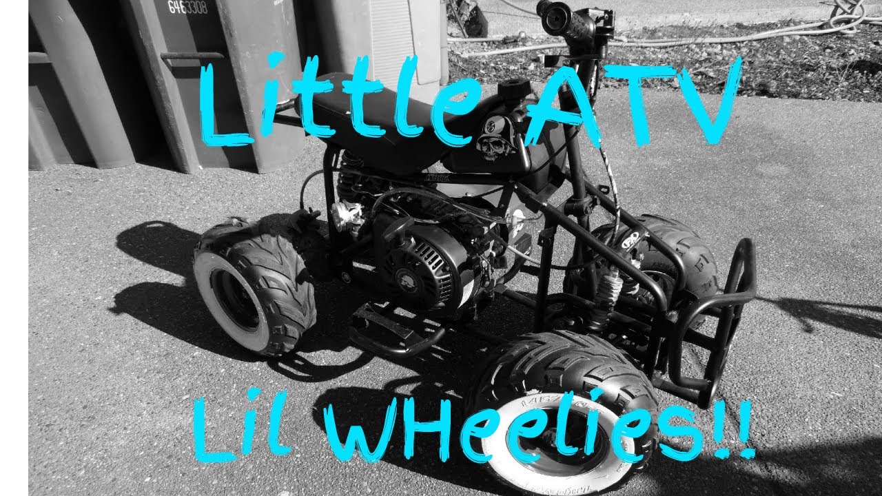 Micro ATV/Quad with 212cc Predator Hemi OHV #2 - YouTube