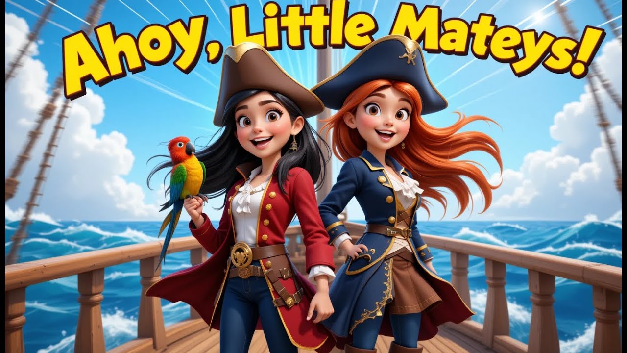 Ahoy, Little Mateys! | Pirate Sea Shanty Song for Kids - YouTube