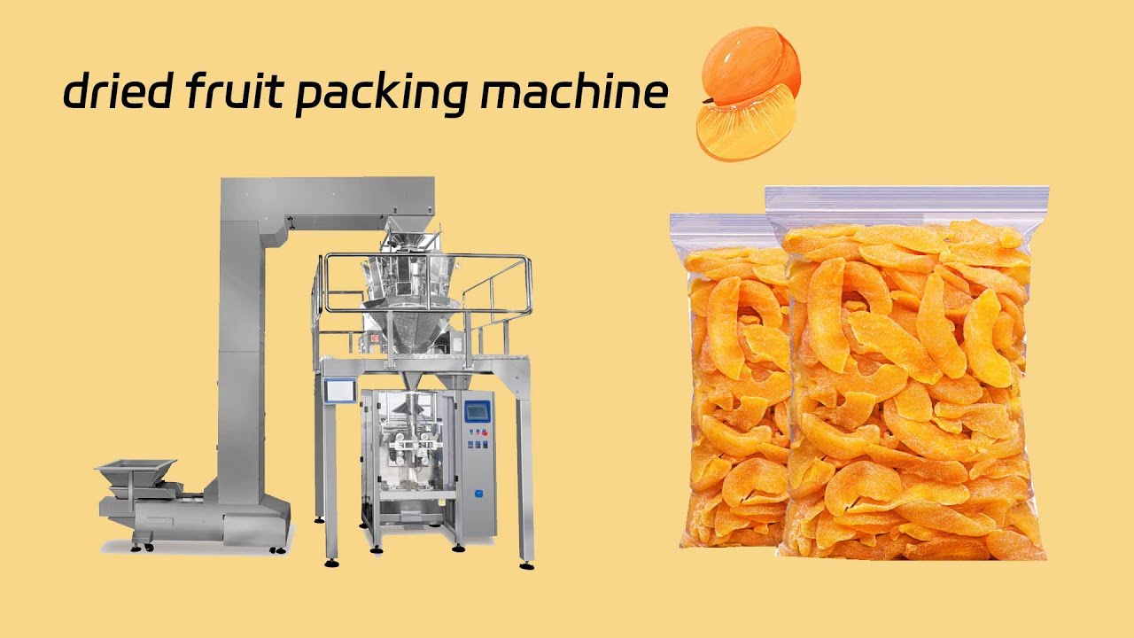 Dried fruit packing machine high quality VFFS wrapping machine for fruits - YouTube