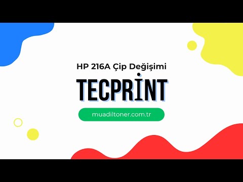 HP 216A Çip Takma | Toner Chip Install W2410A W2411A W2412A W2413A