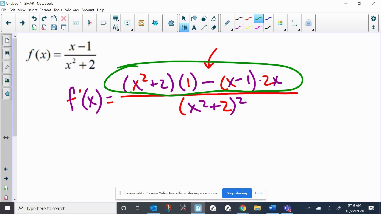 Product Quotient Ex f(x) - YouTube