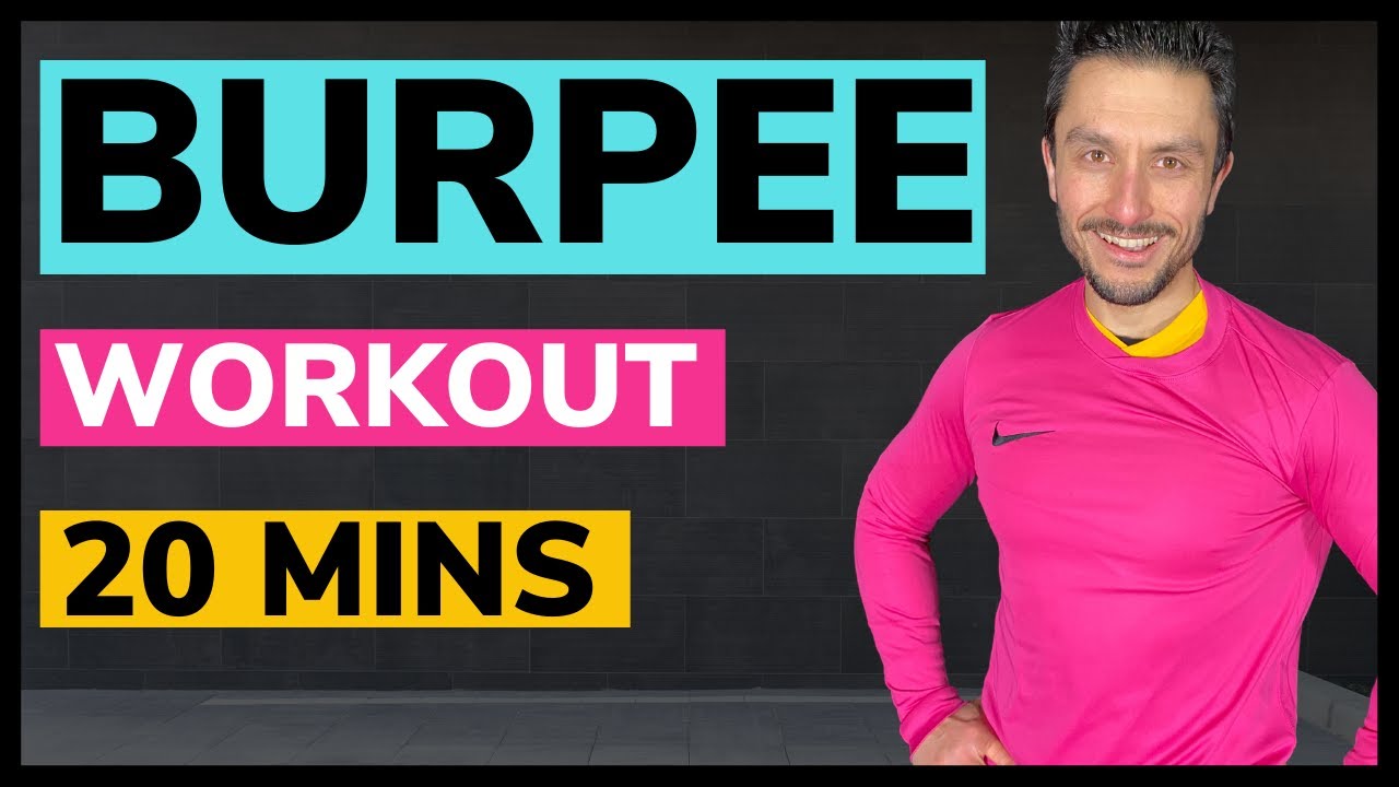 20 Min Burpee HIIT Workout // Full Body Cardio Burpees Blast - YouTube