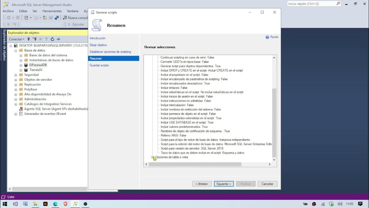 MICROSOFT SQL SERVER - Generar respaldo de base de datos como script ...