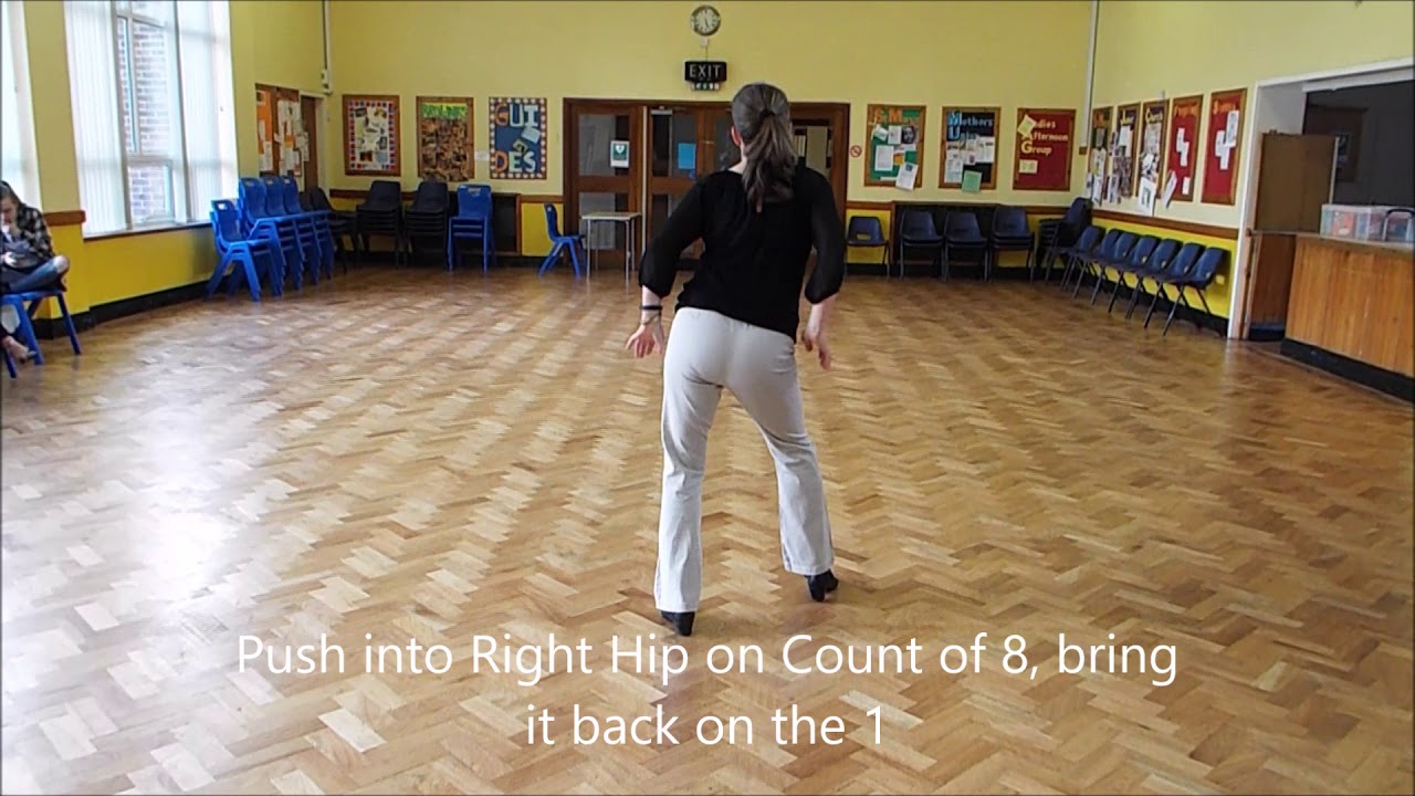 Shim sham part 3 Pushes and Crossovers - YouTube