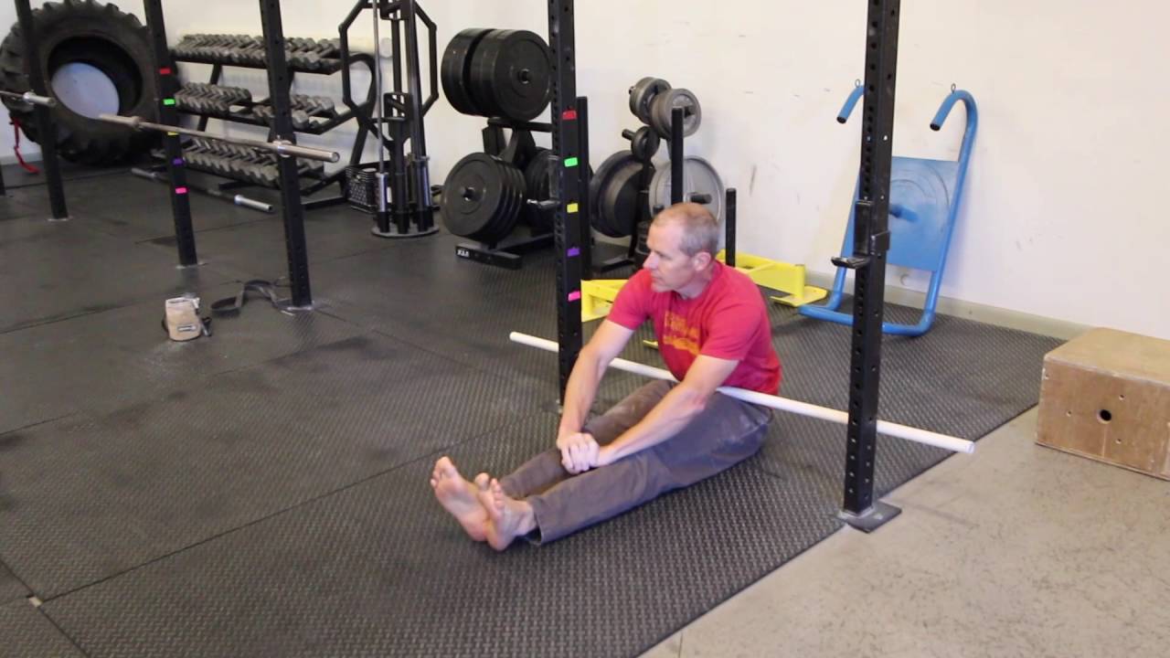Seated Straight Leg Raise - YouTube