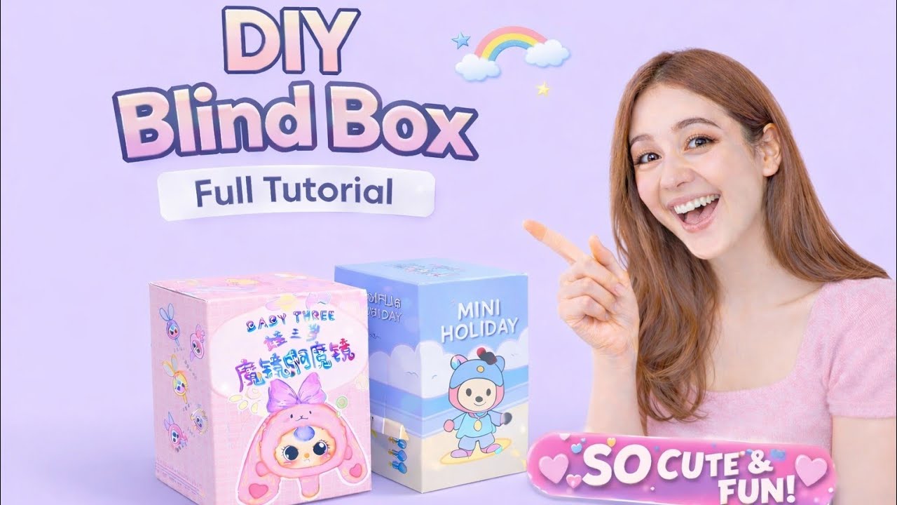 DIY Blind Box 🎁 | So Cute & Fun Blind Box Making 😍 | Full Tutorial ...