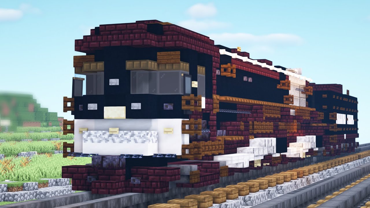 Minecraft Southern Pacific AC-12 Cab Forward Tutorial - YouTube