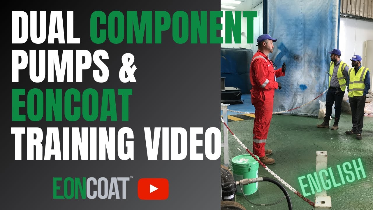 How to Work Dual Component Pump & Spray EonCoat Training Video (English ...