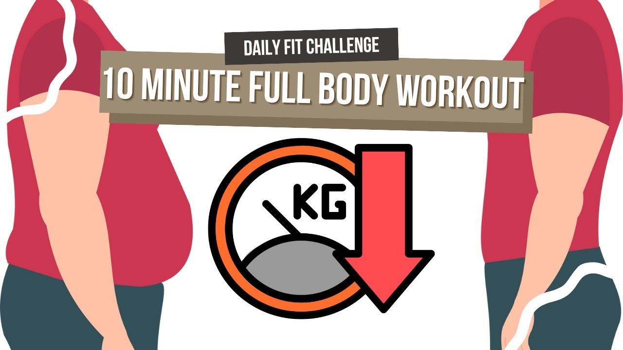 Quick & Effective 10-Minute Full Body Home Workout | No Equipment ...