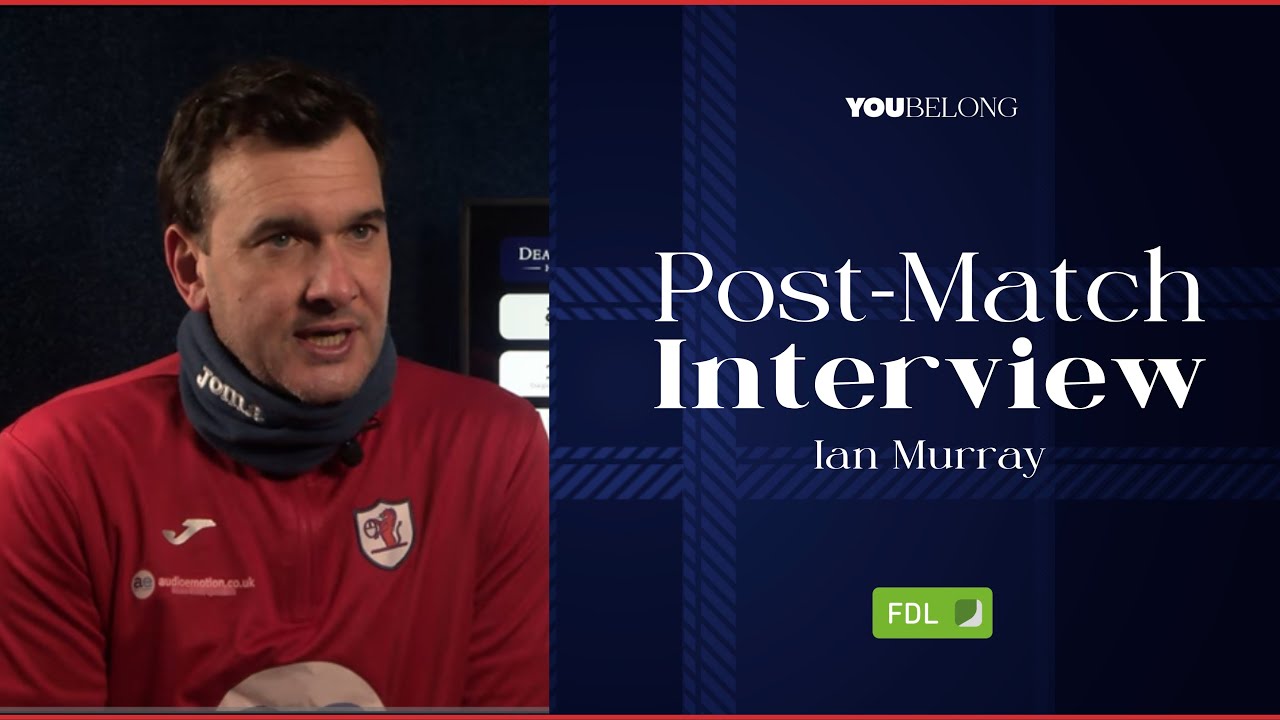 INTERVIEW | Ian Murray Post Queen's Park | 13/01/24 - YouTube