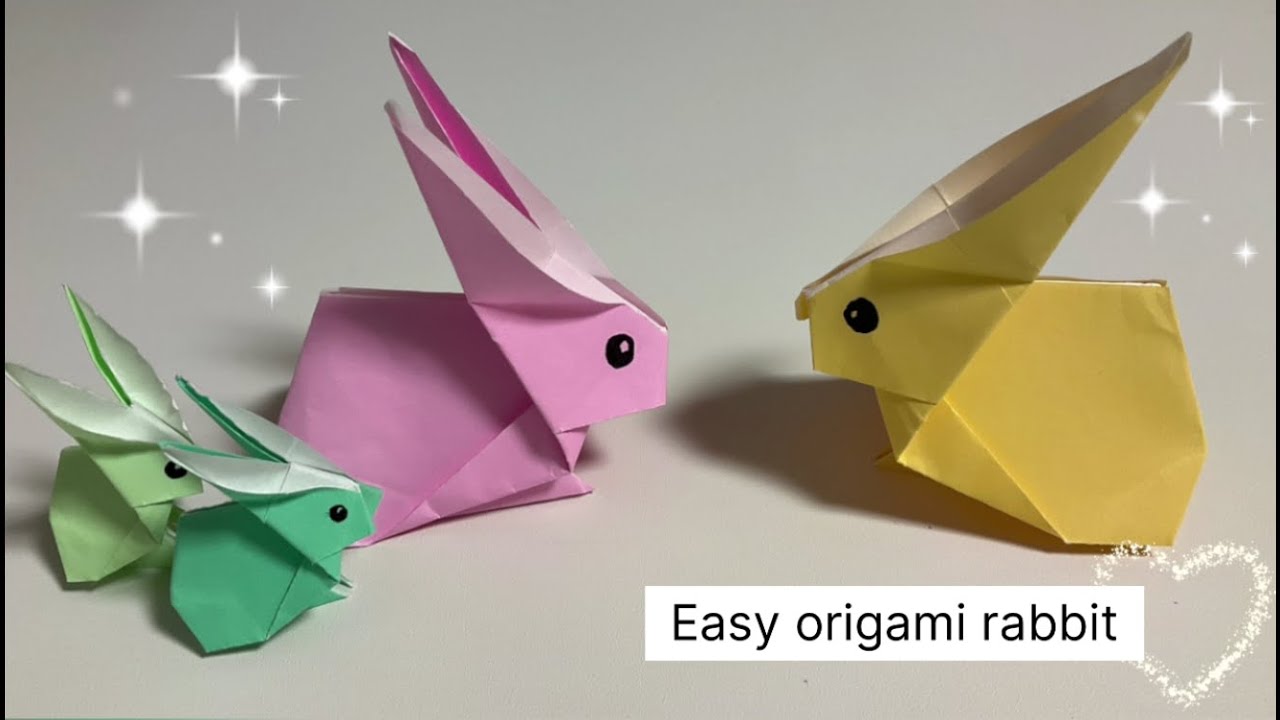 How to make origami rabbit - YouTube