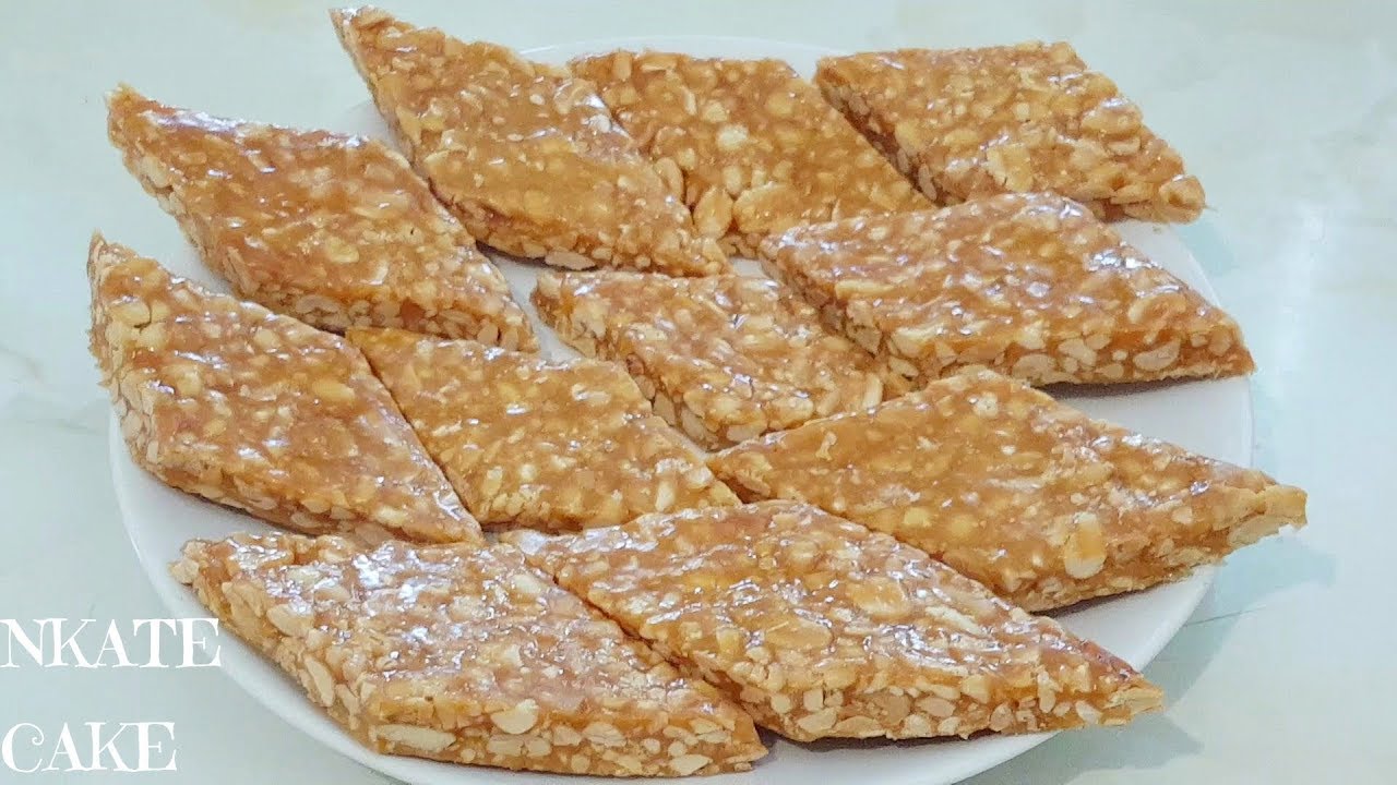 NKATE CAKE /NKATIE cake Recipe ( Peanuts brittle toffee) - caramelized ...