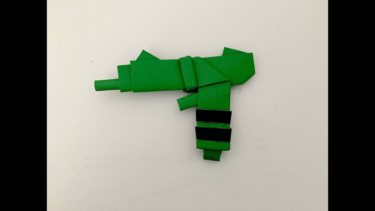 折纸 冲锋枪 origami Submachine gun พับกระดาษ ปืนกลมือ 종이 접기、折り紙、 оригами ...