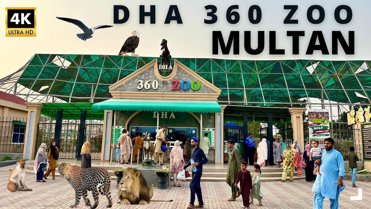 DHA 360 Zoo Multan city | multan 4k |best zoo in pakistan | walking ...