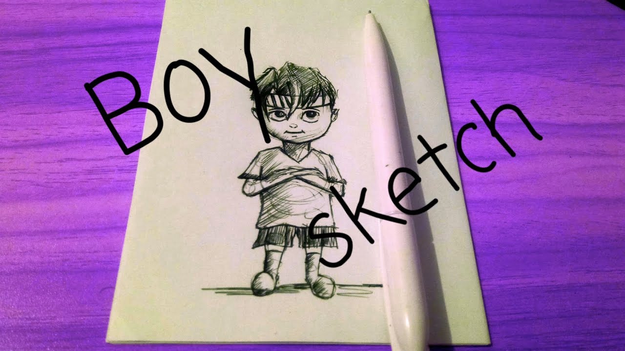 How to draw Cute Boy Draw. #boydrawing #cuteboy . - YouTube
