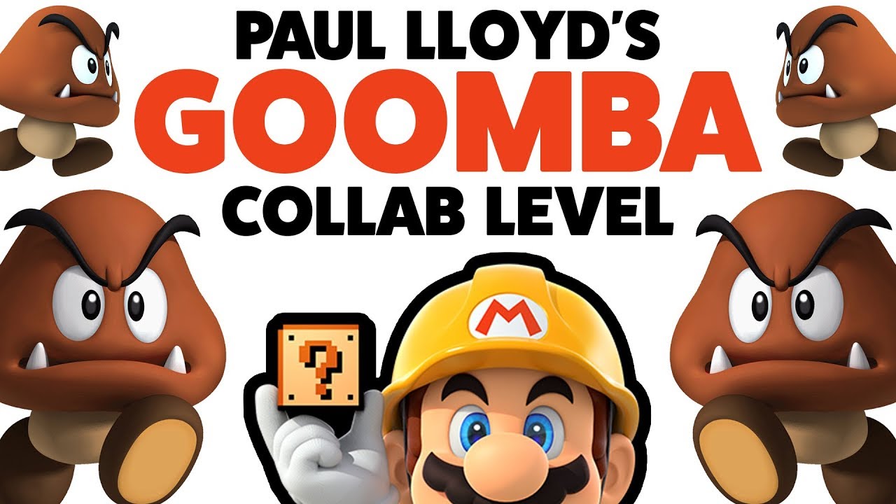 Super Mario Maker - GOOMBA COLLAB LEVEL! - Enemy Creation Challenge ...