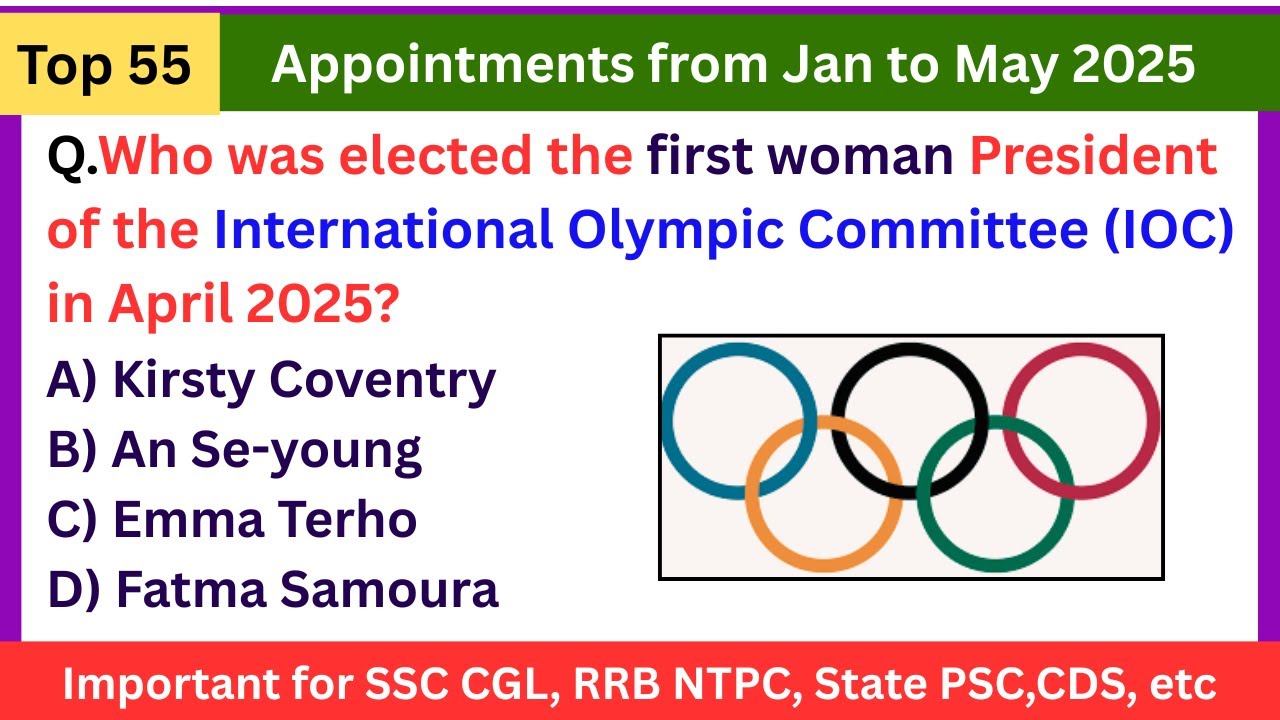 Top Appointments in 2025 | Latest Government & International ...