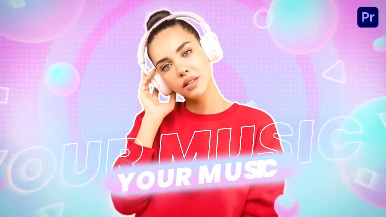 Music Show Intro Premier Pro Template - YouTube