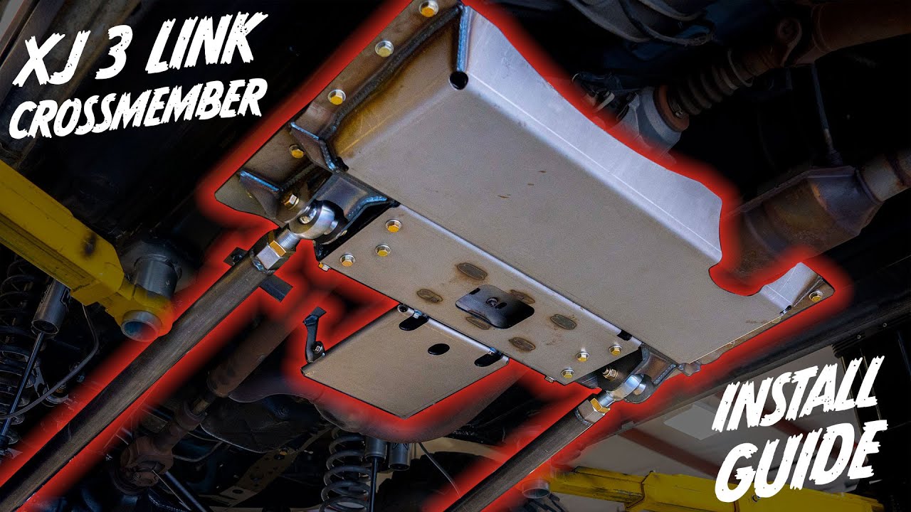 How To Install: RuffStuff Crossmember 3 Link For Jeep XJ - YouTube
