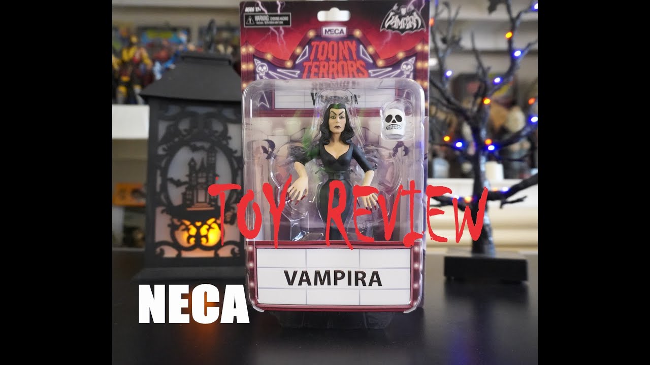 NEW NECA VAMPIRA TOONY TERRORS ACTION FIGURE UNBOXING AND REVIEW . # ...