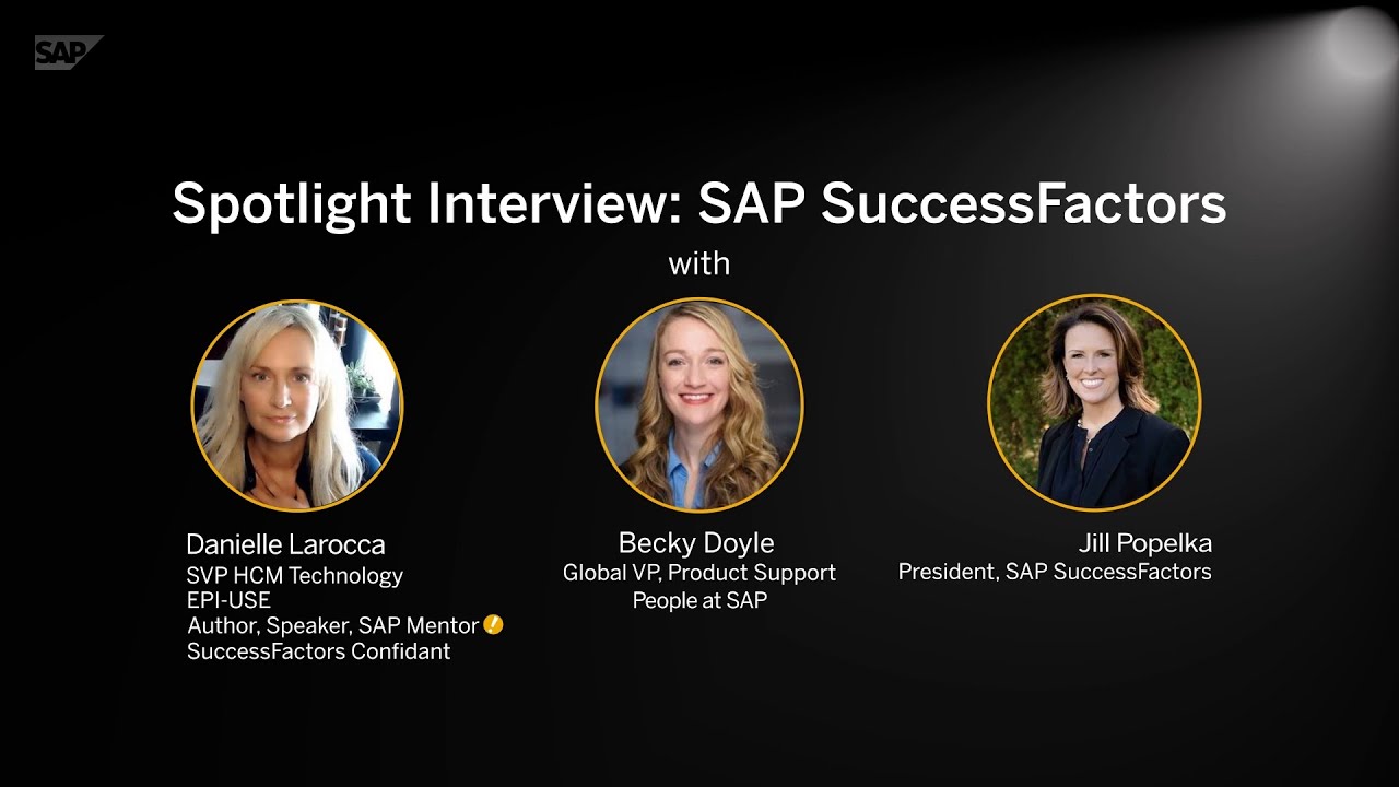 SAP SuccessFactors & Support | SAP Mentor Spotlight Interview - YouTube