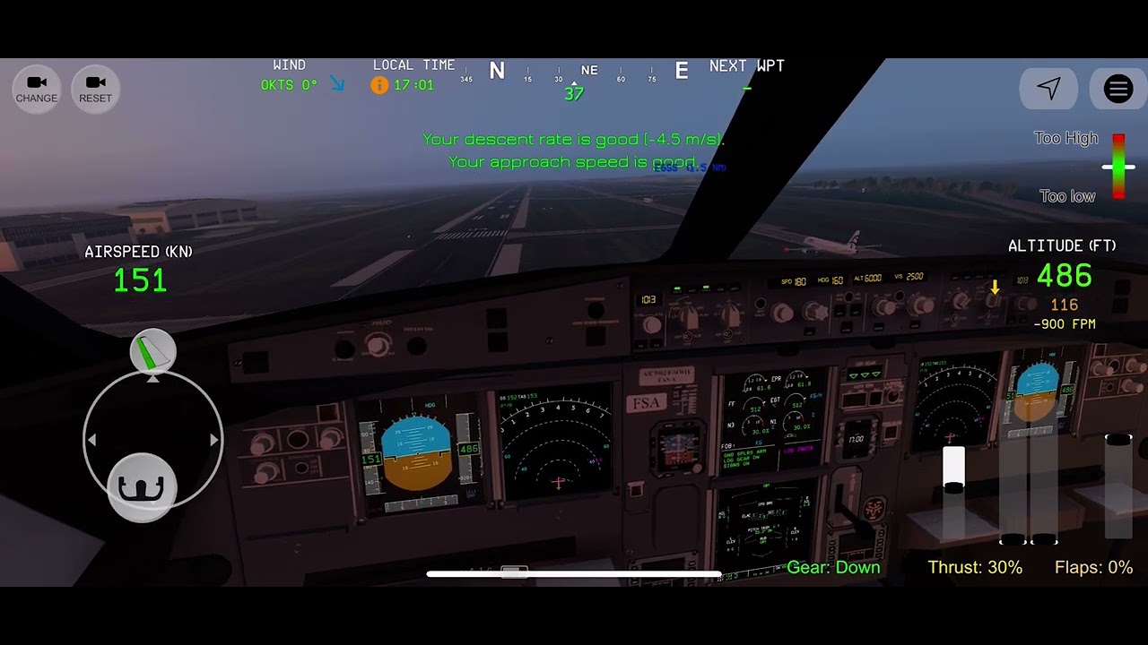 Landing challenge - FS Advance - YouTube