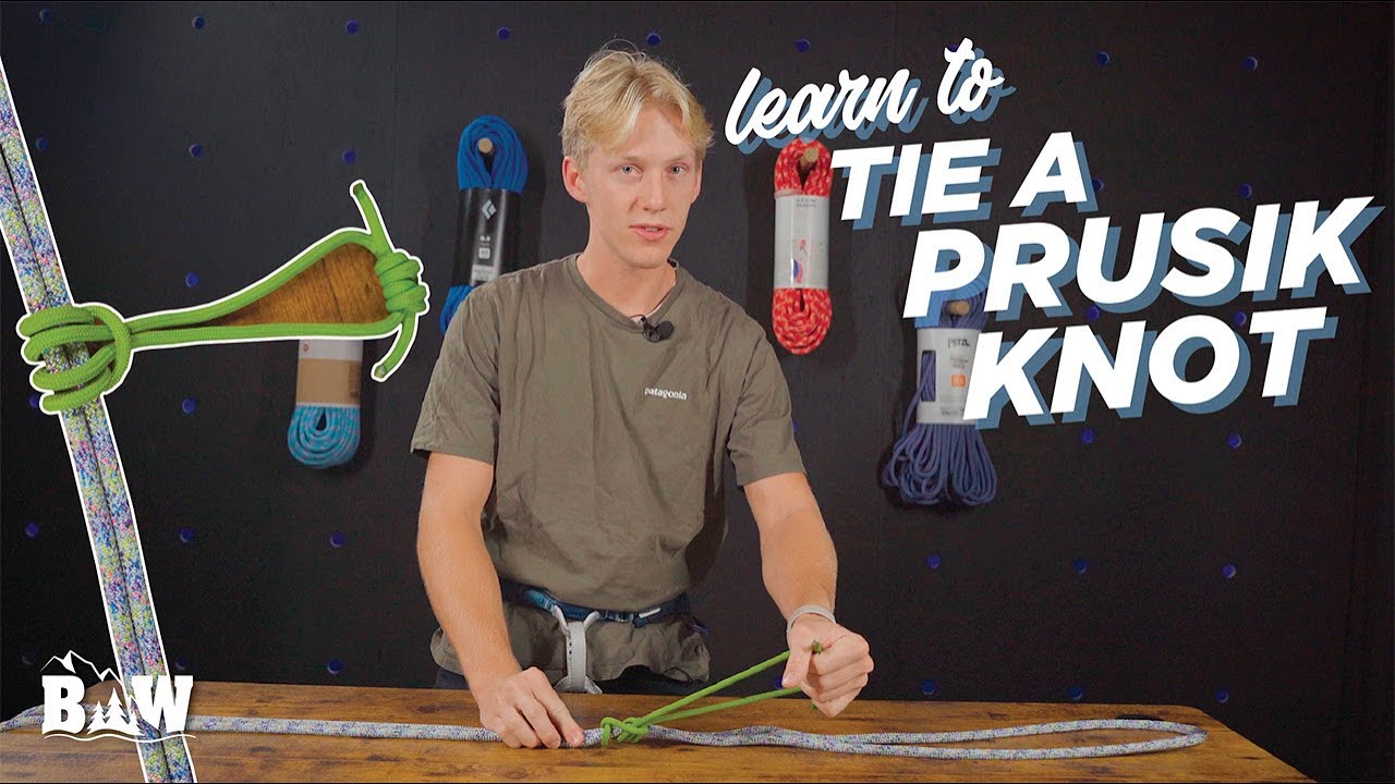 Learn To Tie A Prusik Knot - YouTube