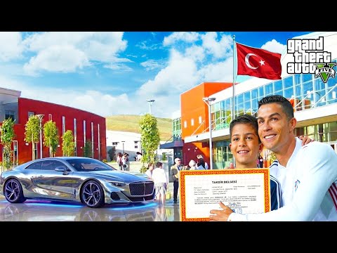 KARNE GÜNÜ! RONALDO OĞLUNA PAHALI SÜPER KARNE HEDİYESİ ALIYOR! - GTA 5 MODS