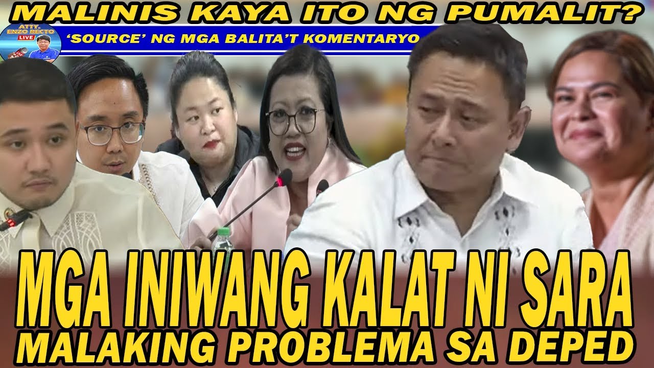 MGA INIWANG KALAT NI SARA SA DEPED, UMALINGASAW ANG BAHO! KAYA PA BANG ...