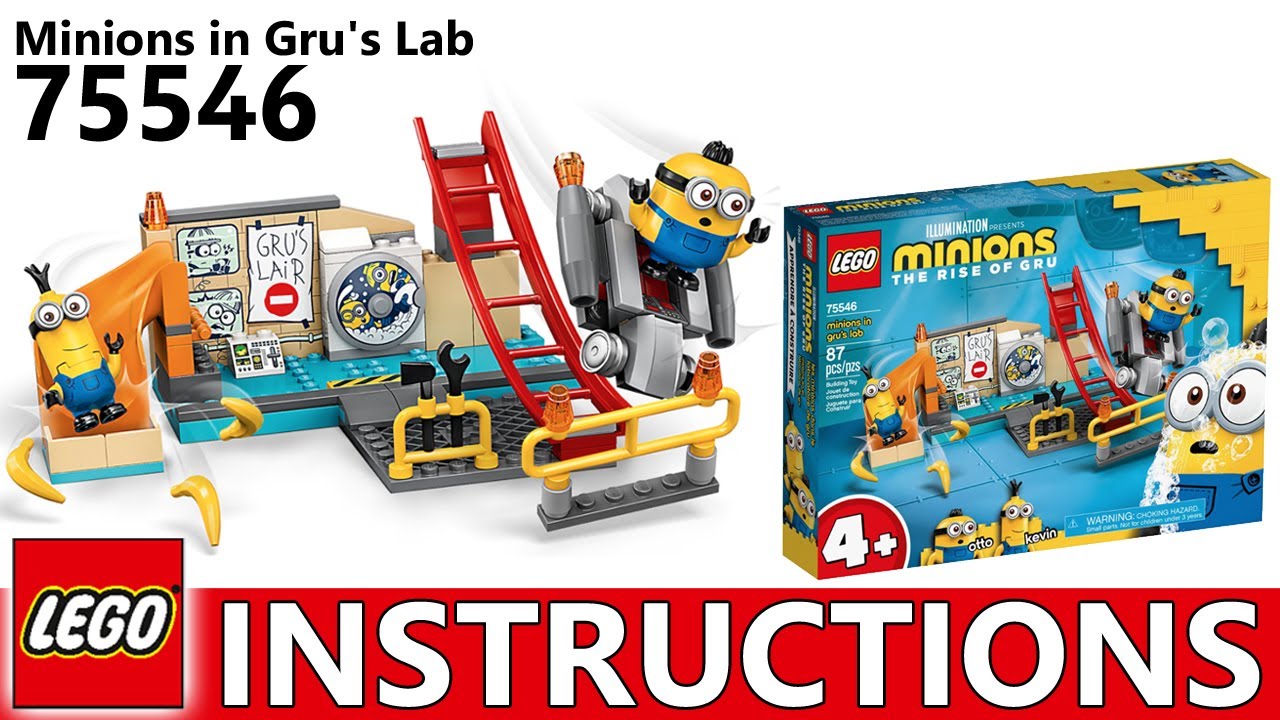 How to Build LEGO 75546 | Minions in Gru's Lab | Minions| LEGO ...