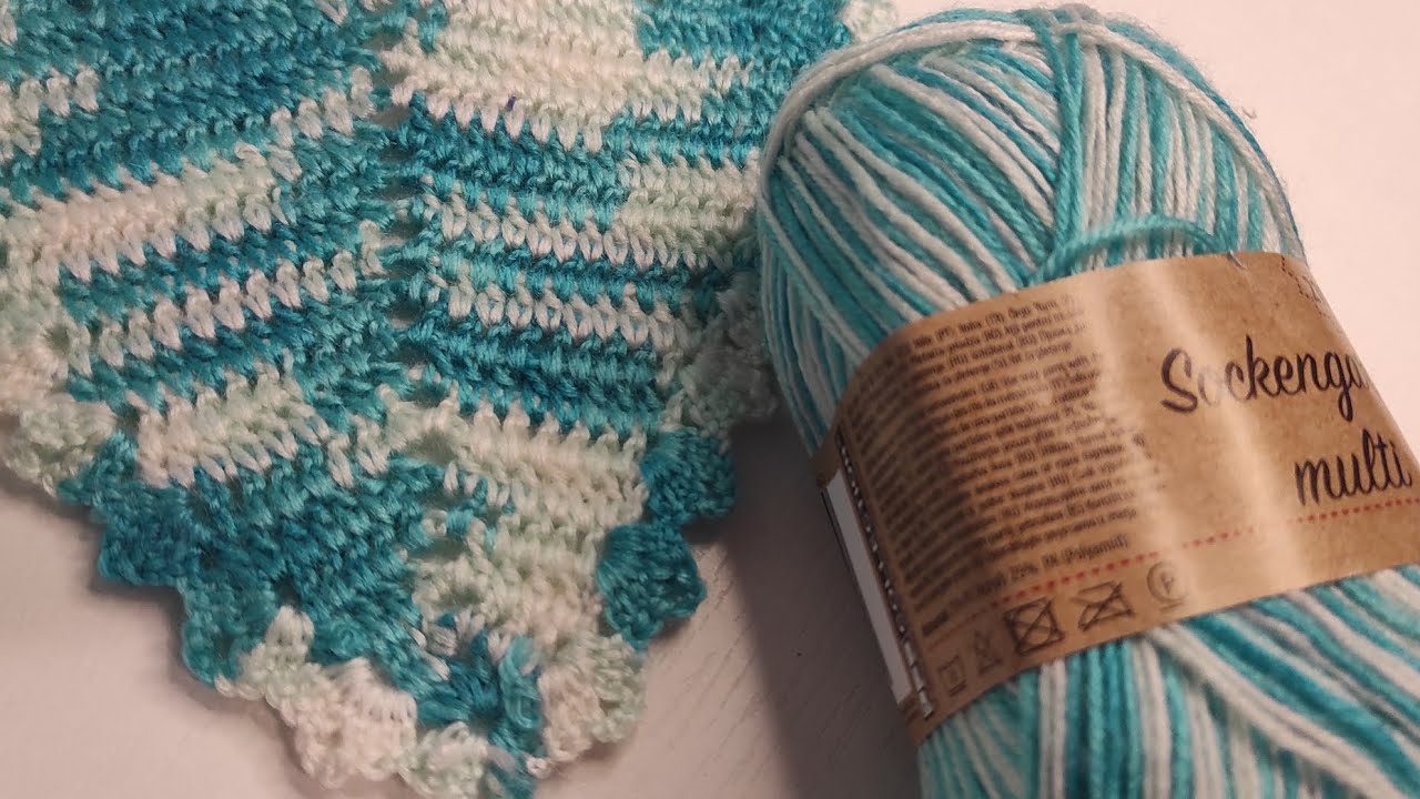 Sal crosetat pentru începatori/(chal tejido,knitted shawl,scialle ai ...