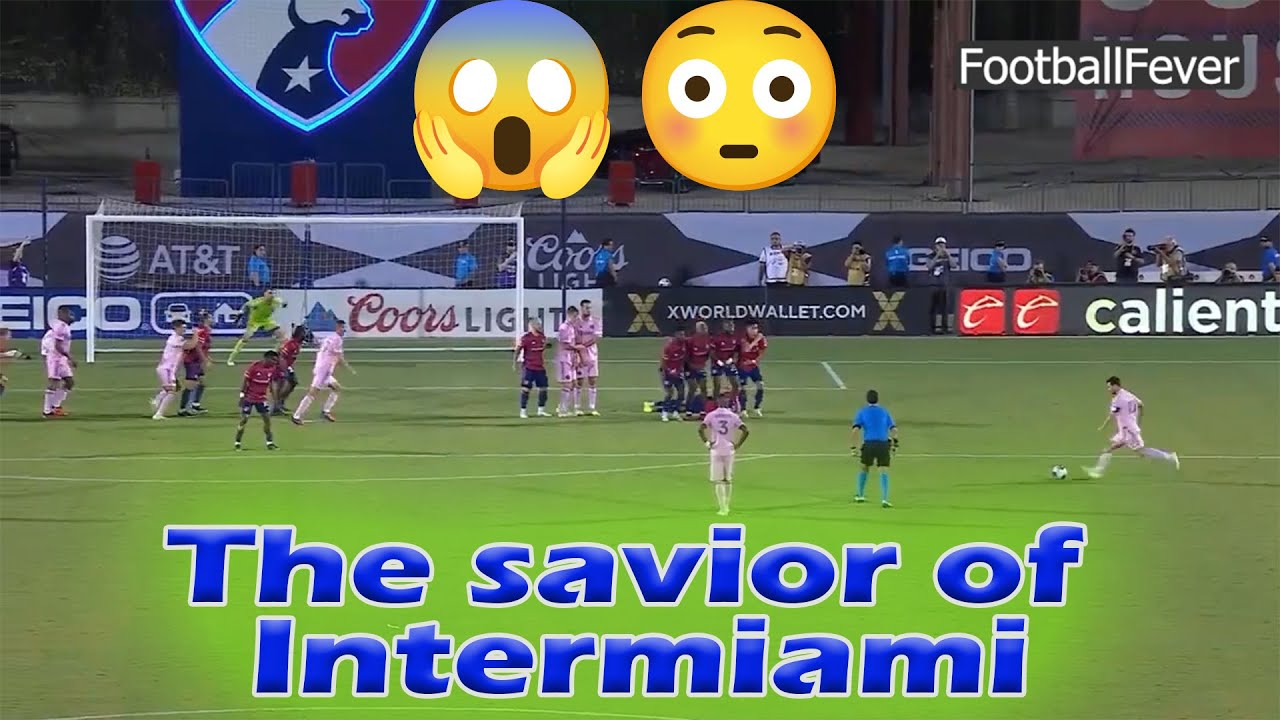 Messi Goal - Inter Miami vs Dallas 4-4 Highlights & All Goals - YouTube