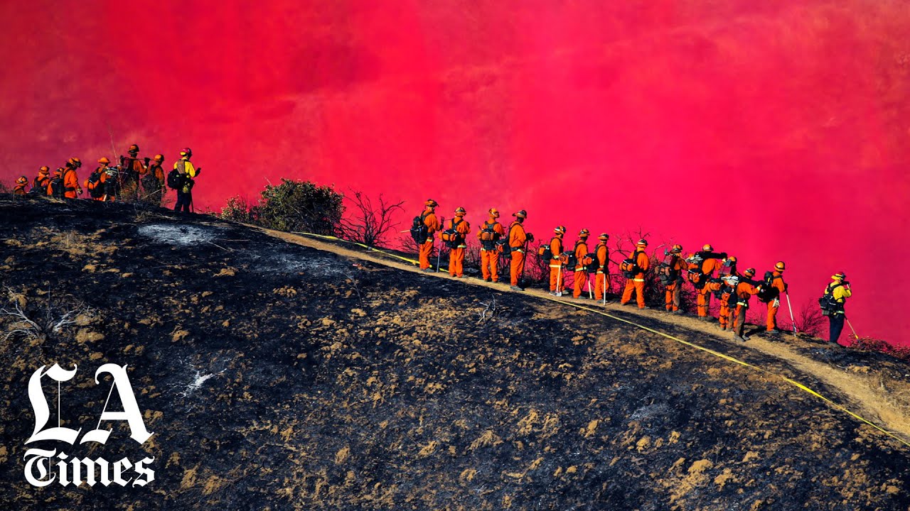 Brush fire near Redlands prompts mandatory evacuations - YouTube