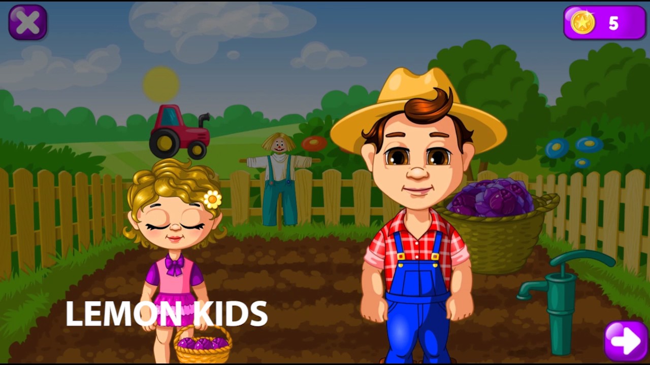LEMON KIDS | GAME | GARDEN - YouTube