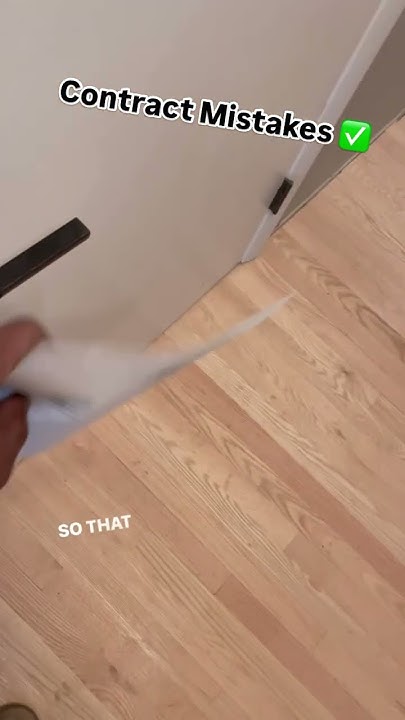 Contract mistakes - YouTube