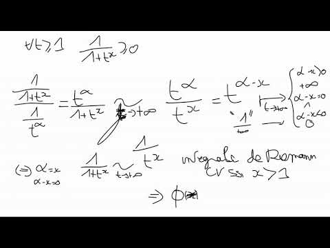 Chapitre 13 Exercice 7 Etude de fonction définie par une intégrale ...