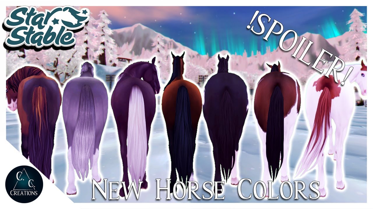 SSO - !SPOILER! - 7 NEW Horse Colors (and Discount) (released) - YouTube