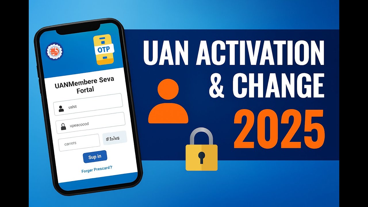 UAN Activation & Change 2025 | PF Account Kaise Activate Kare Step-by ...
