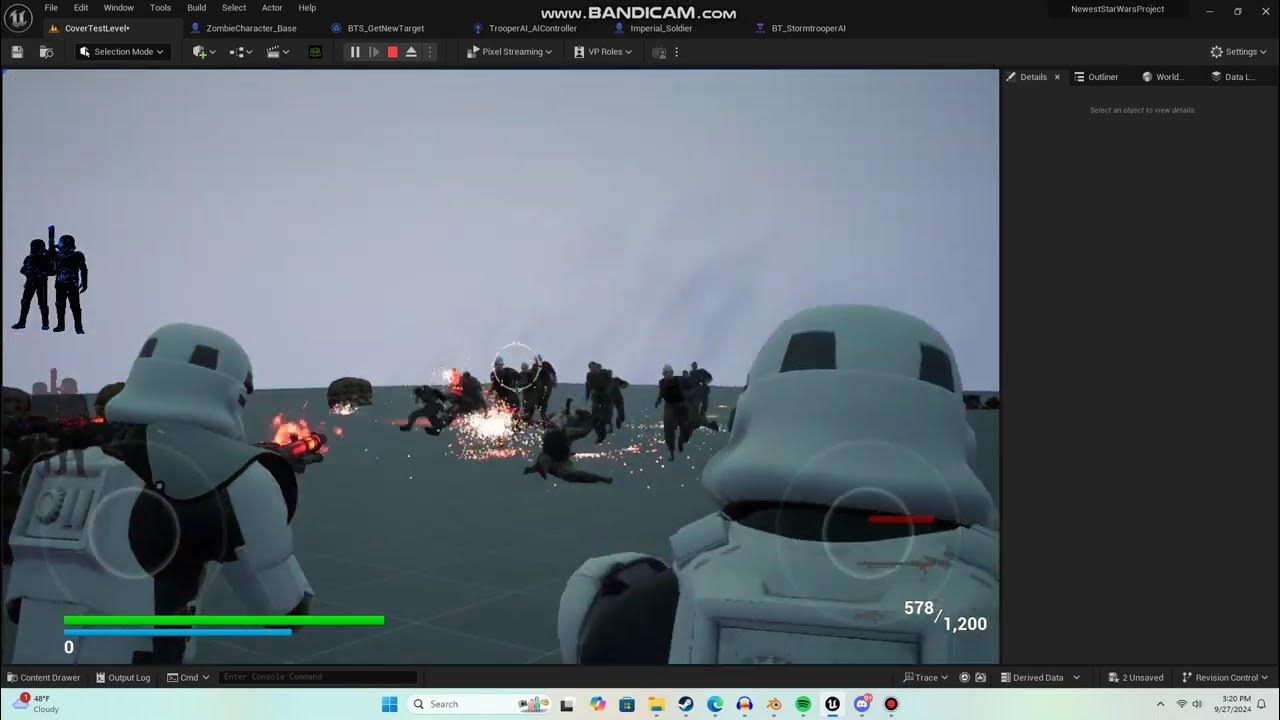 Stormtroopers VS Zombies (UE5 Star Wars Project) - YouTube