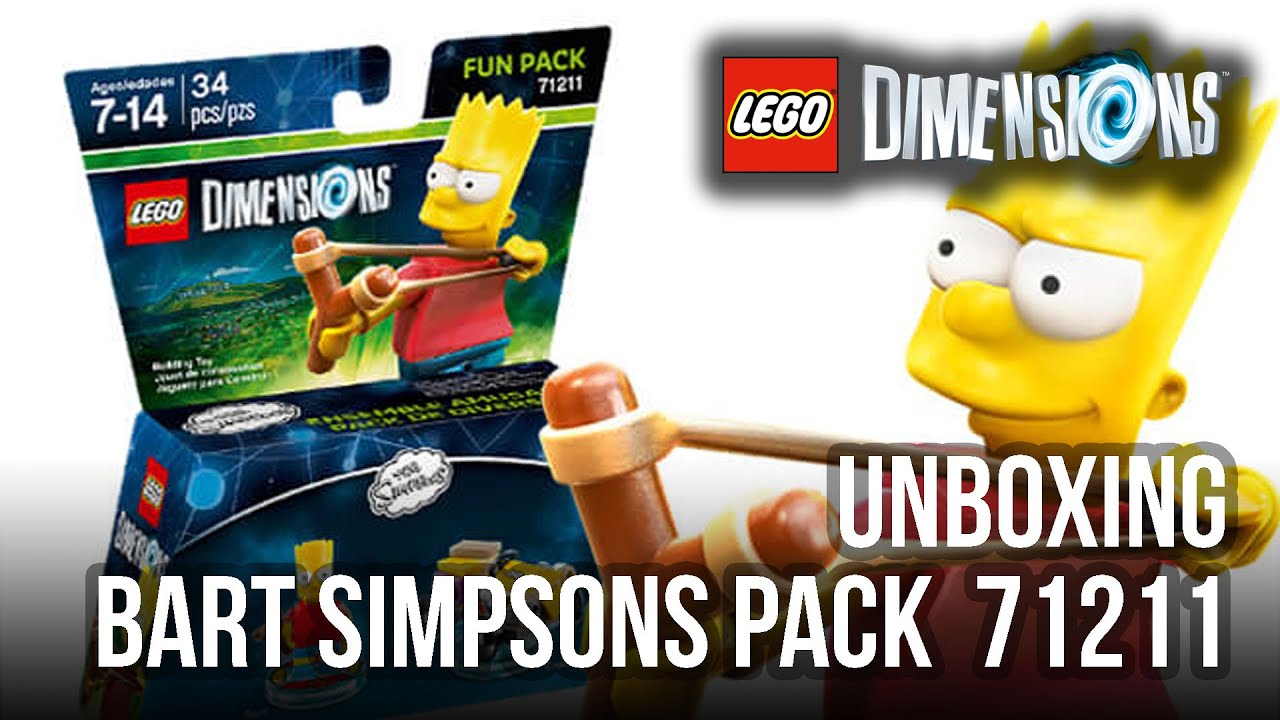 LEGO DIMENSIONS BART SIMPSONS FUNPACK UNBOXING! (LEGO Nummer. 71211 ...